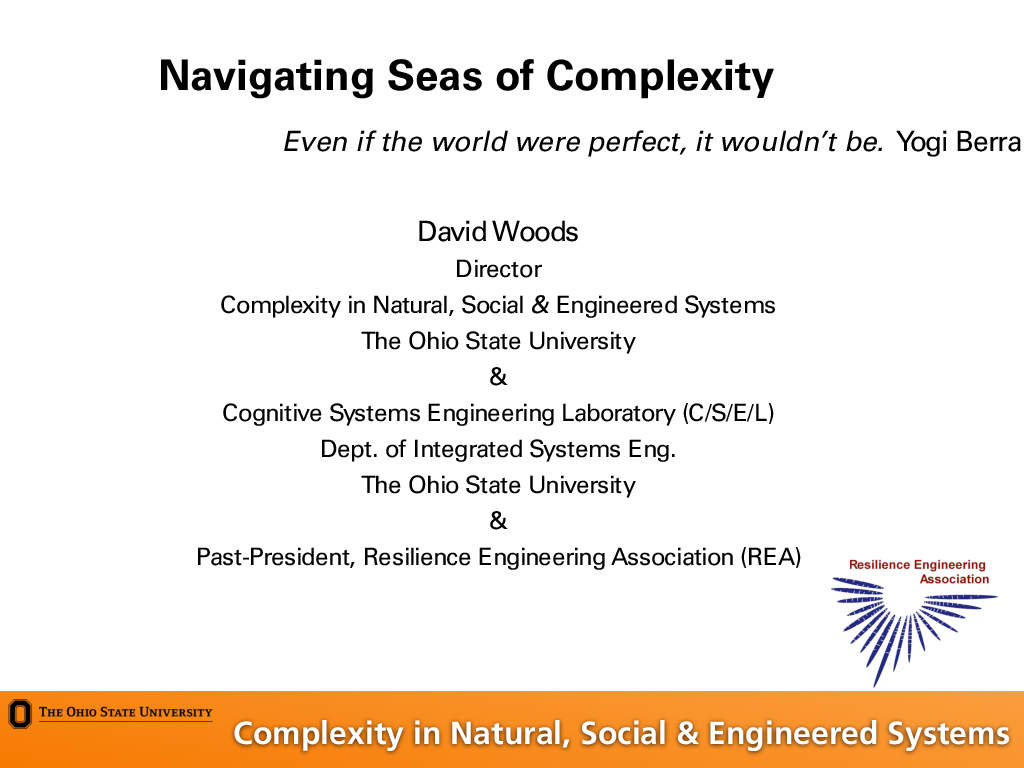 Navigating Seas of Complexity | SKYbrary Aviation Safety Navigating Seas of Complexity | SKYbrary Aviation Safety